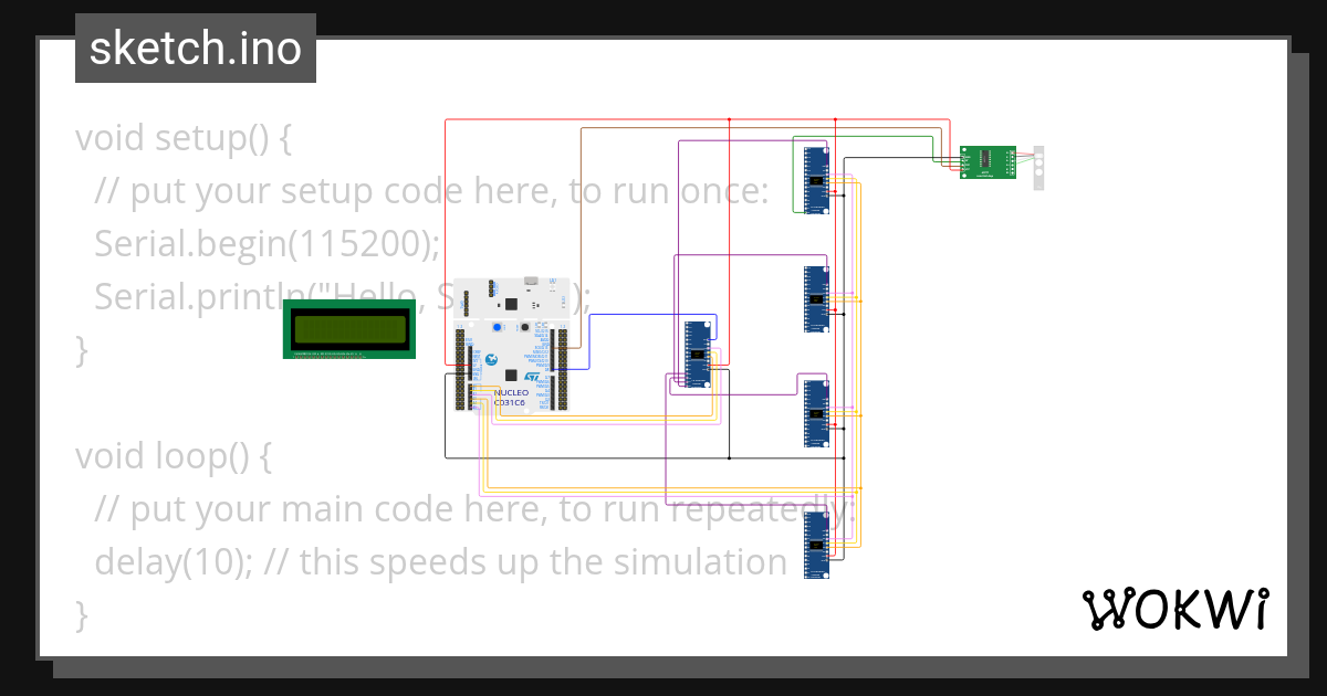 Drawer System Copy - Wokwi ESP32, STM32, Arduino Simulator