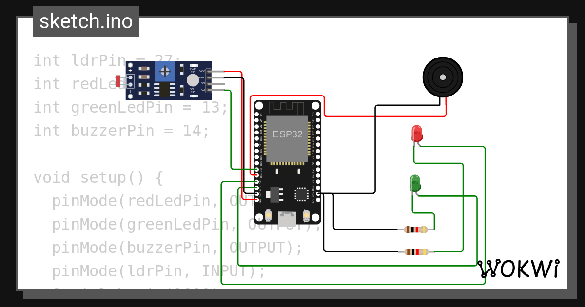 Fire And Smoke Detector Wokwi Esp32 Stm32 Arduino Simulator 5170