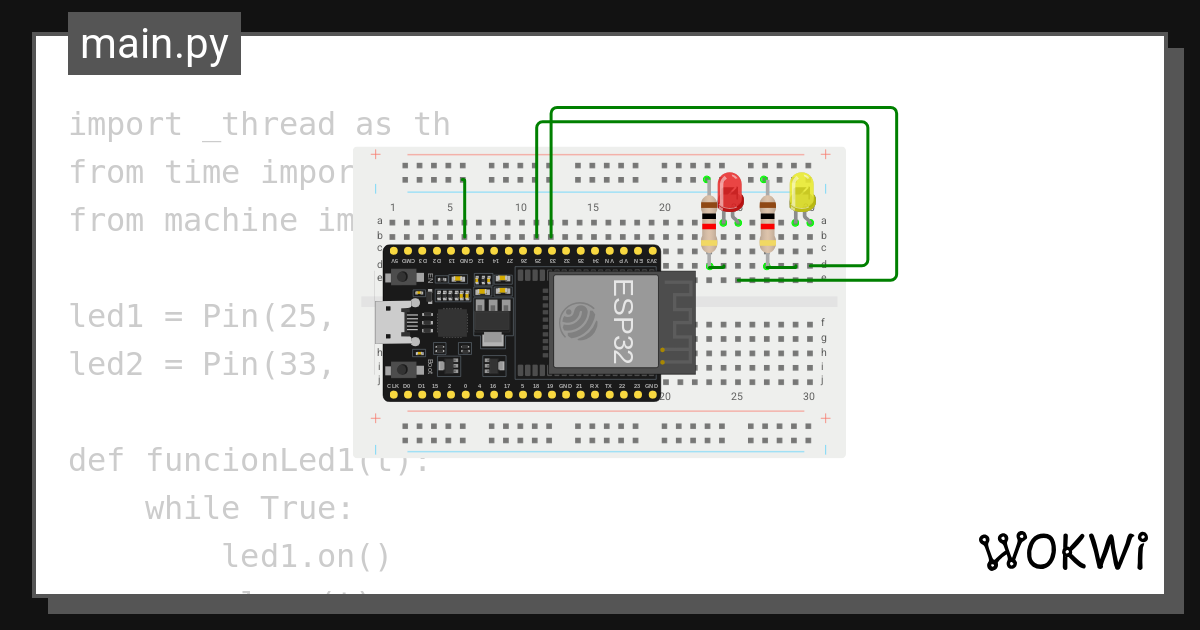 Leds Wokwi Esp32 Stm32 Arduino Simulator 6370