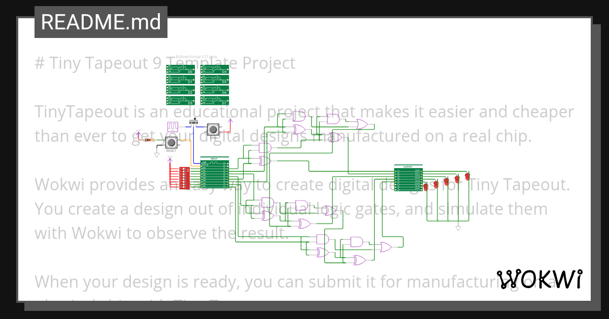 4-Bit Adder with carry - Wokwi ESP32, STM32, Arduino Simulator
