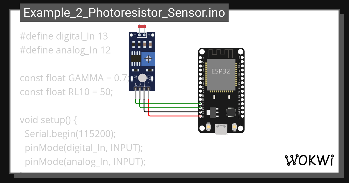 Example_2_Photoresistor_Sensor.ino Copy - Wokwi ESP32, STM32, Arduino Simulator