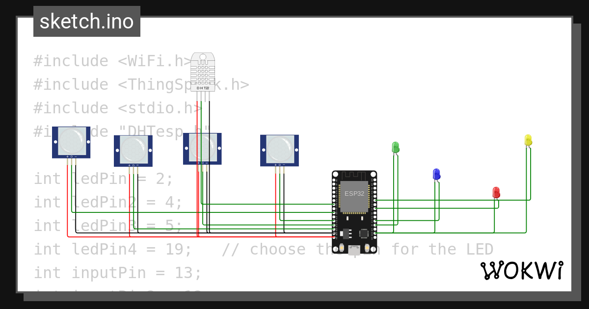 Smart Home Technology Copy Wokwi Esp32 Stm32 Arduino Simulator 