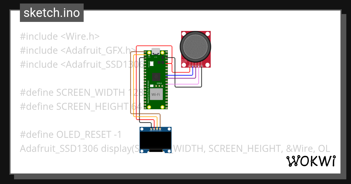Snake Raspberry Pi Pico W - Wokwi ESP32, STM32, Arduino Simulator