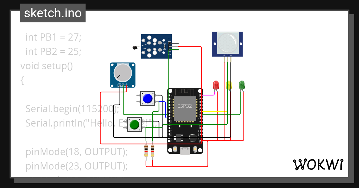 LAB3 part 1 - Wokwi ESP32, STM32, Arduino Simulator