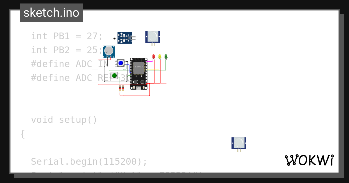 Lab3 Part 2 Wokwi Esp32 Stm32 Arduino Simulator 