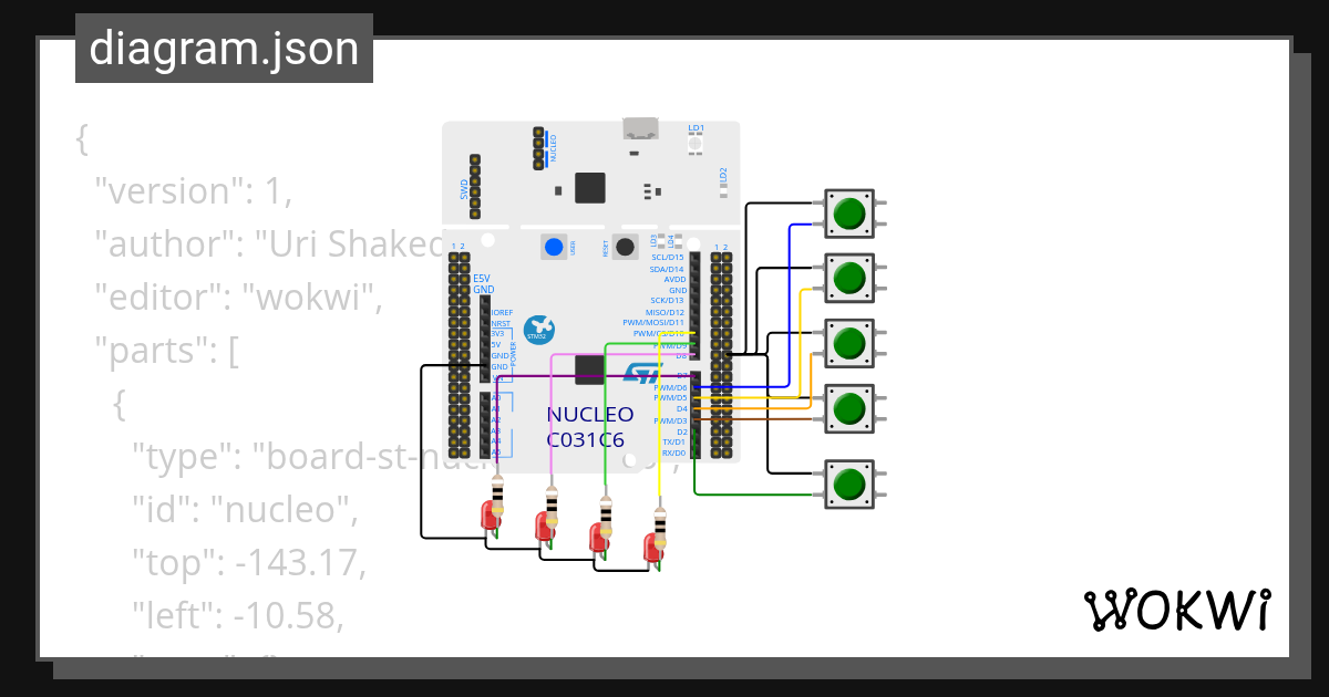 NothingLab1 - Wokwi ESP32, STM32, Arduino Simulator