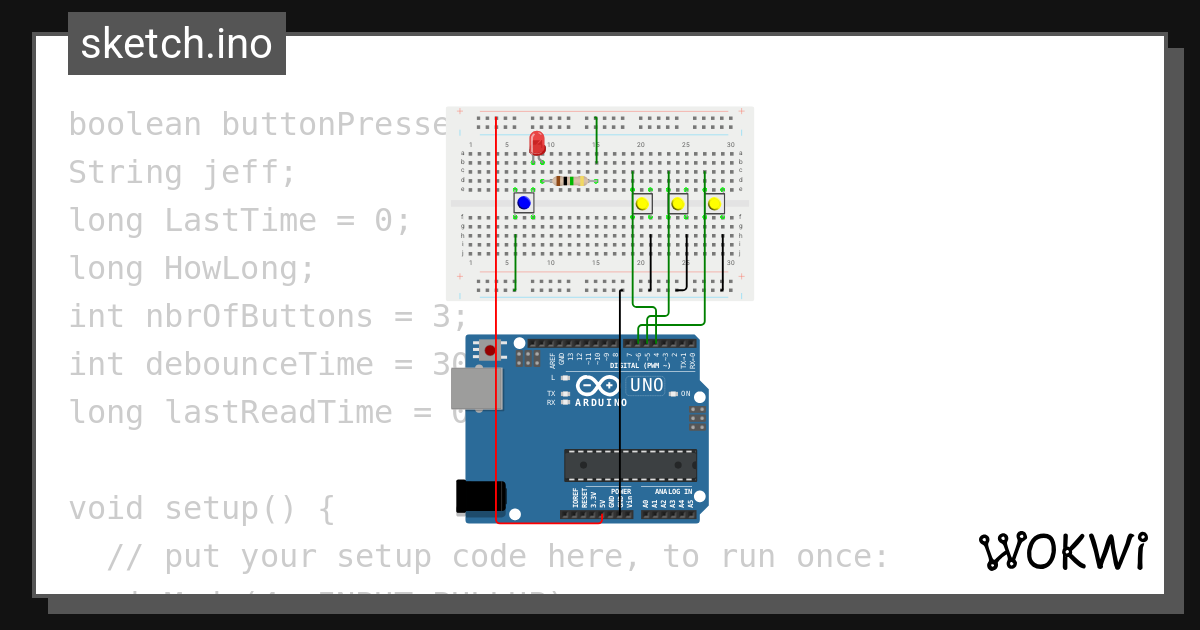 3 Button Menu Wokwi Esp32 Stm32 Arduino Simulator 5500