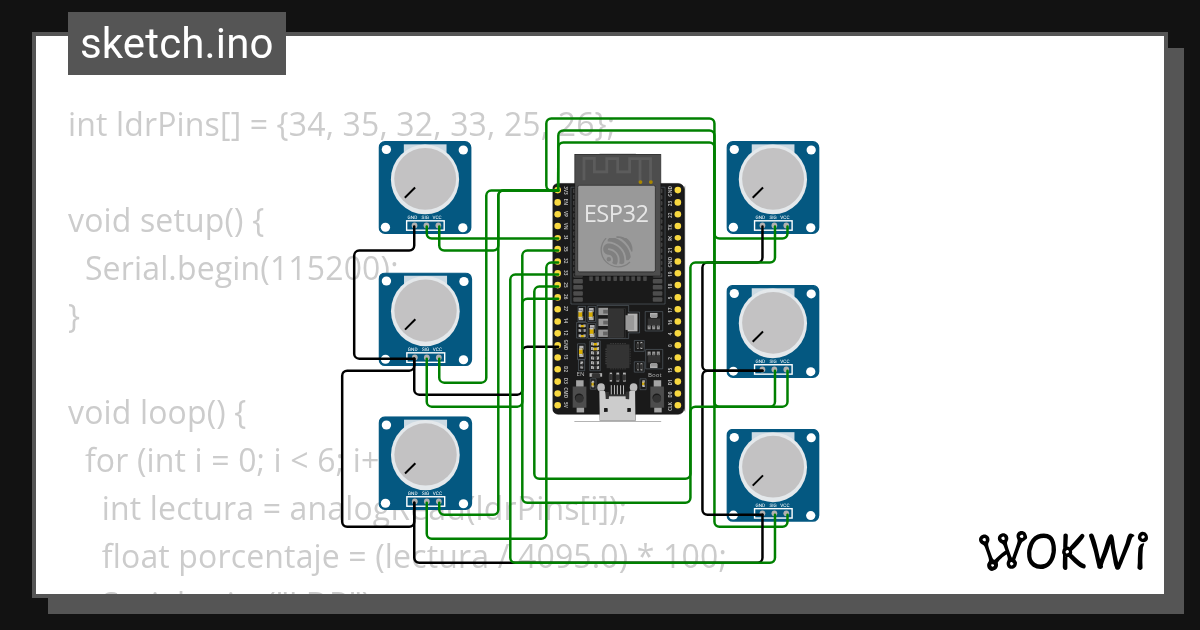 Panel - Wokwi ESP32, STM32, Arduino Simulator