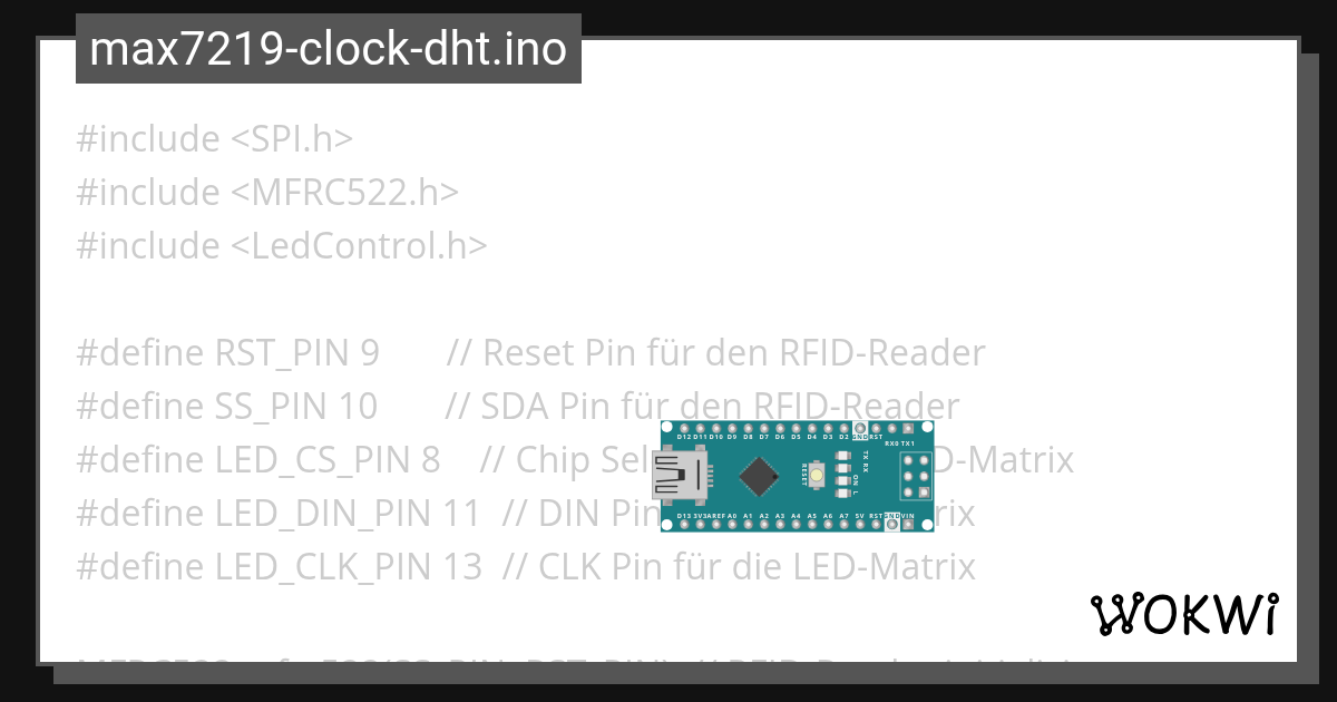 Dot Matrix Test Wokwi Esp32 Stm32 Arduino Simulator 