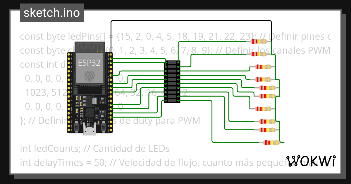 Practica 04_02 - Wokwi ESP32, STM32, Arduino Simulator