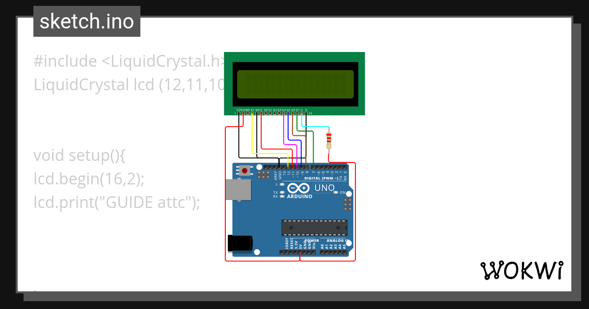 lcd - Wokwi ESP32, STM32, Arduino Simulator