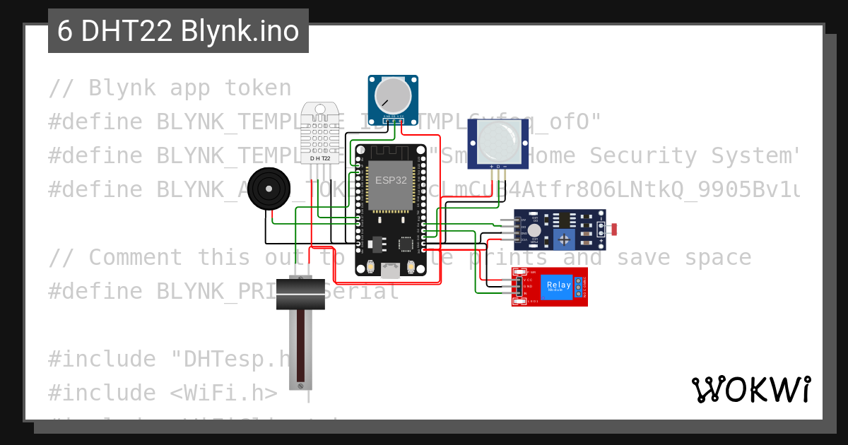 Home Automation Iot Project Wokwi Esp32 Stm32 Arduino Simulator 0517