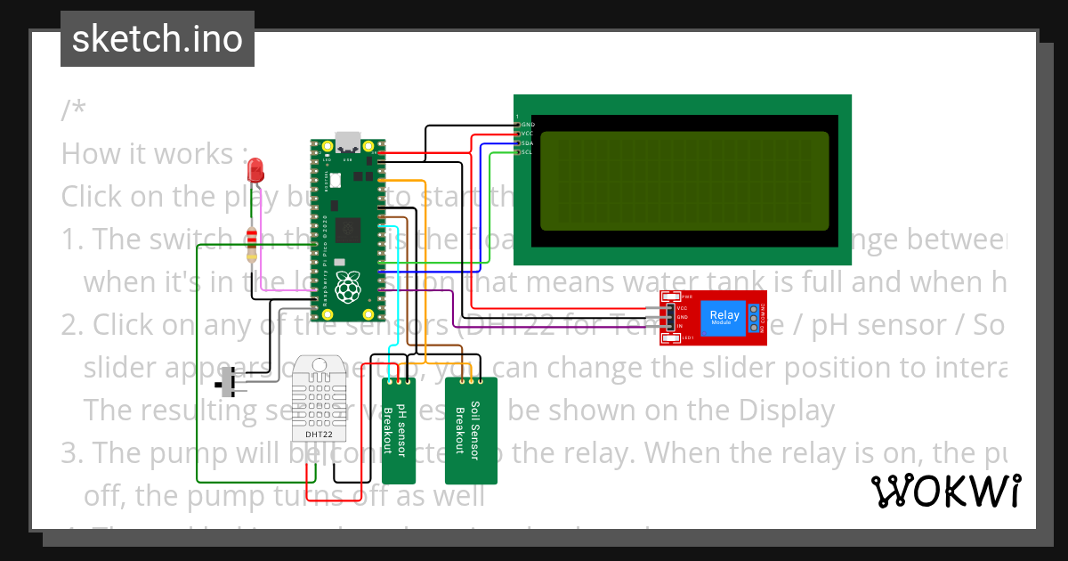 RP automatic 406 - Wokwi ESP32, STM32, Arduino Simulator