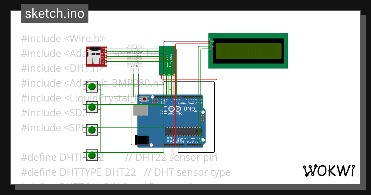 BMP280 Copy - Wokwi ESP32, STM32, Arduino Simulator