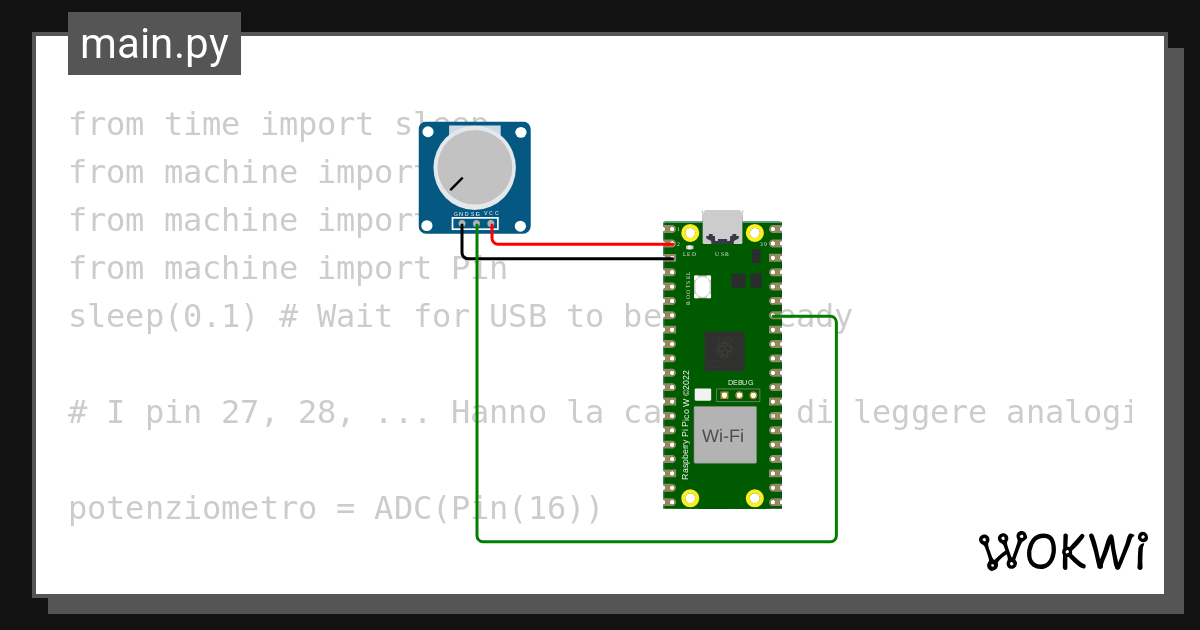 Potenziometro 1 Wokwi Esp32 Stm32 Arduino Simulator 8111