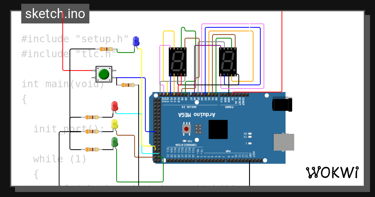 Trafficlightcontroller Wokwi Esp32 Stm32 Arduino Simulator 4026