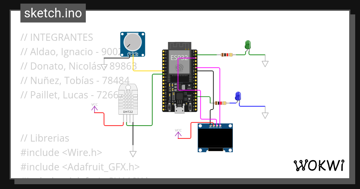TP2 - Wokwi ESP32, STM32, Arduino Simulator