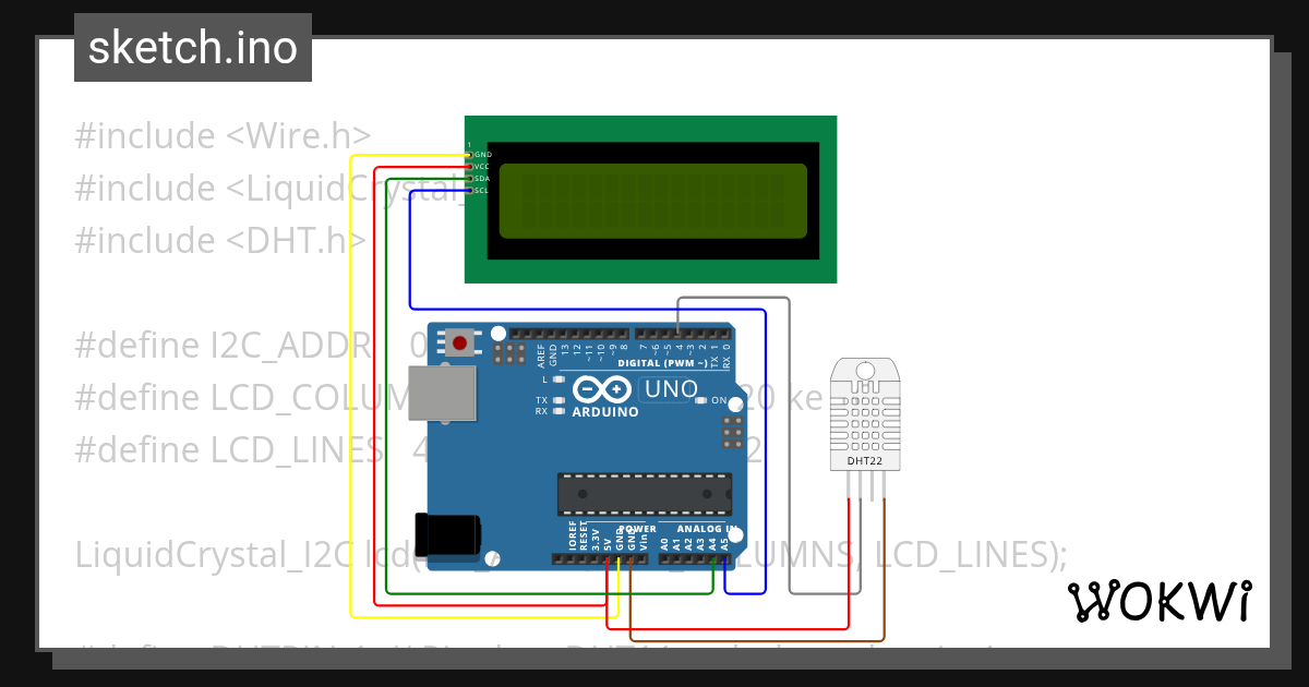 dht 22 - Wokwi ESP32, STM32, Arduino Simulator