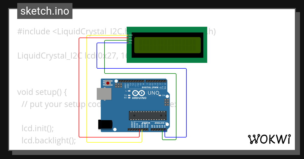 tugas matkul microcontroler lcd_i2c - Wokwi ESP32, STM32, Arduino Simulator tugas matkul microcontroler lcd_i2c - Wokwi ESP32, STM32, Arduino Simulator