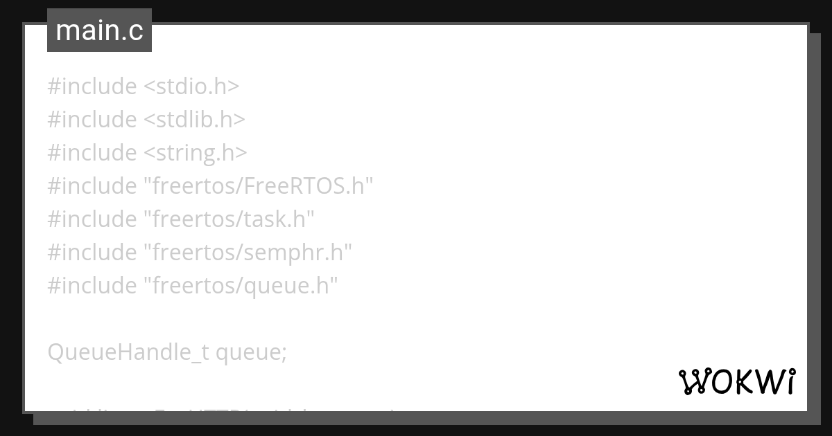 Queues Wokwi Esp32 Stm32 Arduino Simulator 5979