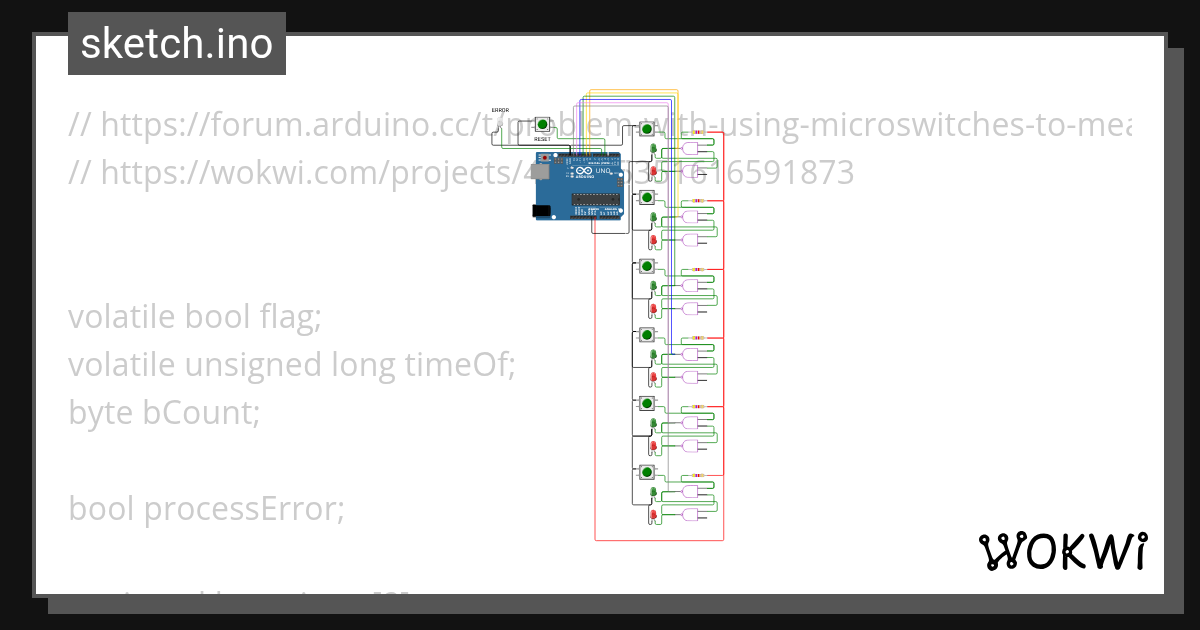 timesOfFiveEvents - Wokwi ESP32, STM32, Arduino Simulator