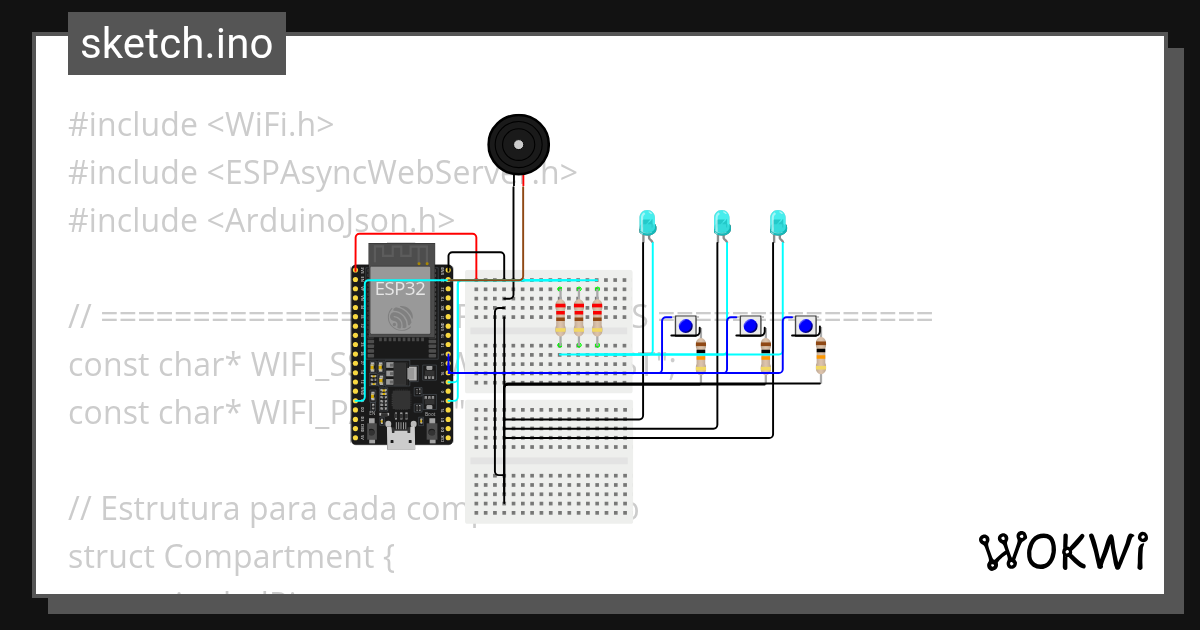 Pill box v1 - Wokwi ESP32, STM32, Arduino Simulator
