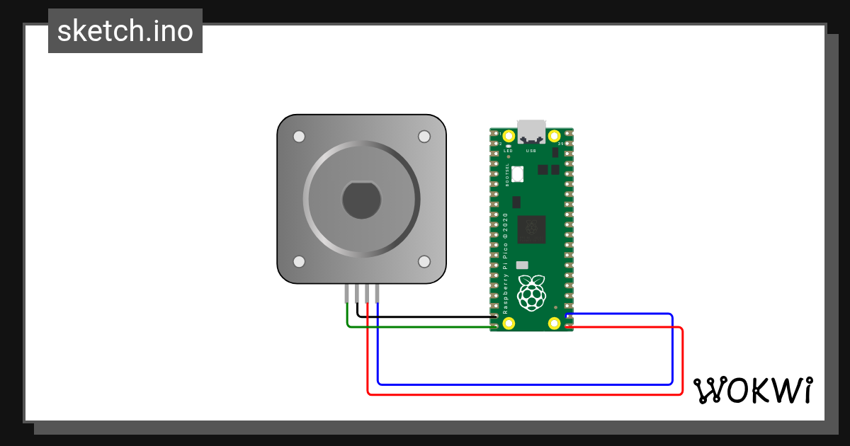 bipolar stebber motor - Wokwi ESP32, STM32, Arduino Simulator