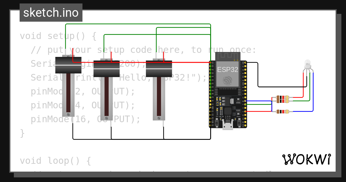Kawal 3 Coding Wokwi Esp32 Stm32 Arduino Simulator