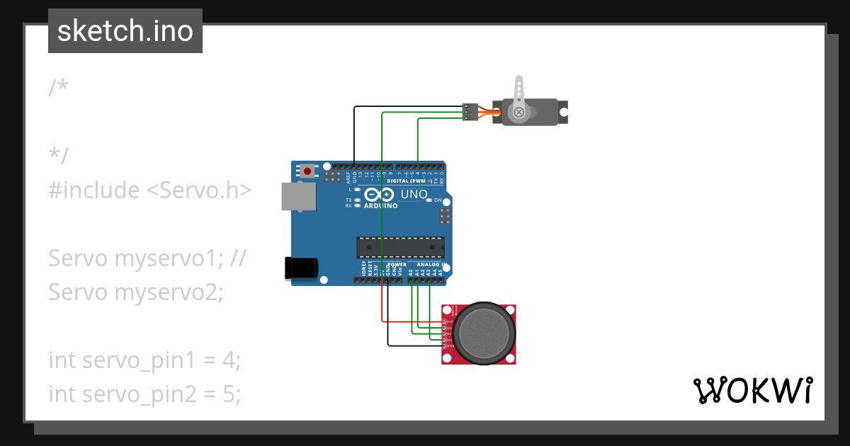 Joystick_led - Wokwi ESP32, STM32, Arduino Simulator