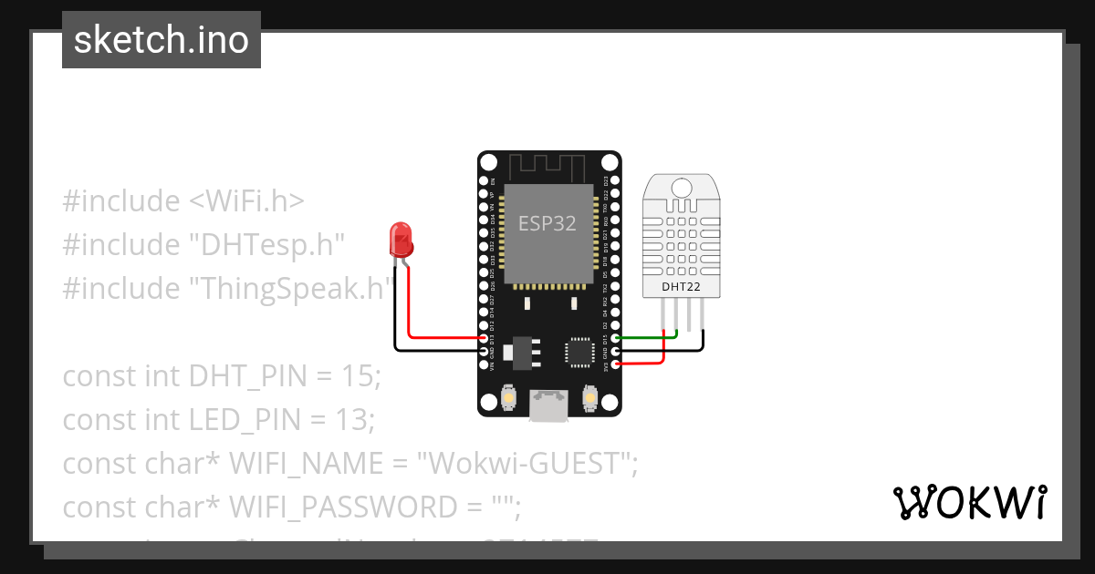 Esp32 Dht22 Thingspeak Copy 3 Wokwi Esp32 Stm32 Arduino Simulator 