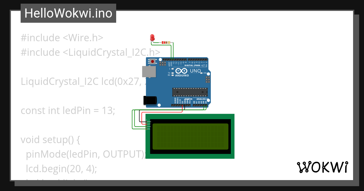 ON OFF + LED - Wokwi ESP32, STM32, Arduino Simulator