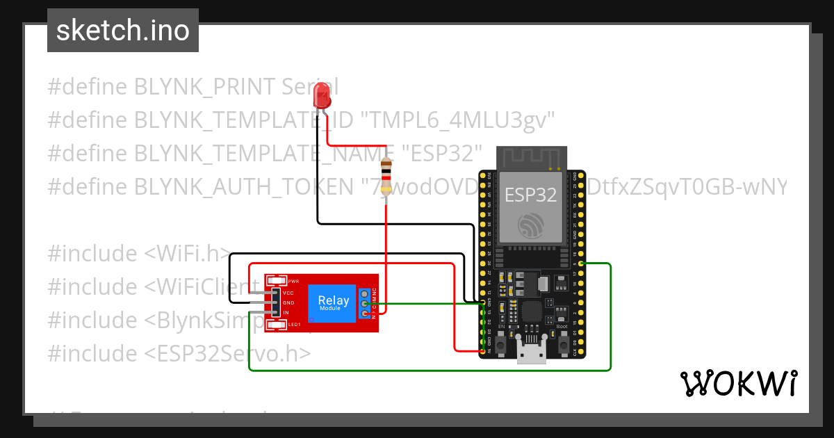 Relay - Wokwi ESP32, STM32, Arduino Simulator