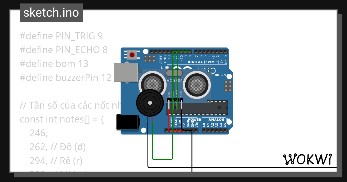 Đinh Quốc Trí - Wokwi ESP32, STM32, Arduino Simulator