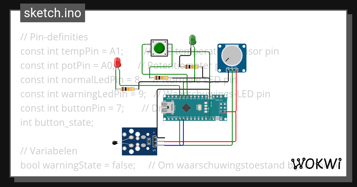 temp warning version 1.0 - Wokwi ESP32, STM32, Arduino Simulator