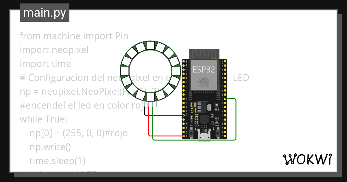 ejercicio 1 - Wokwi ESP32, STM32, Arduino Simulator