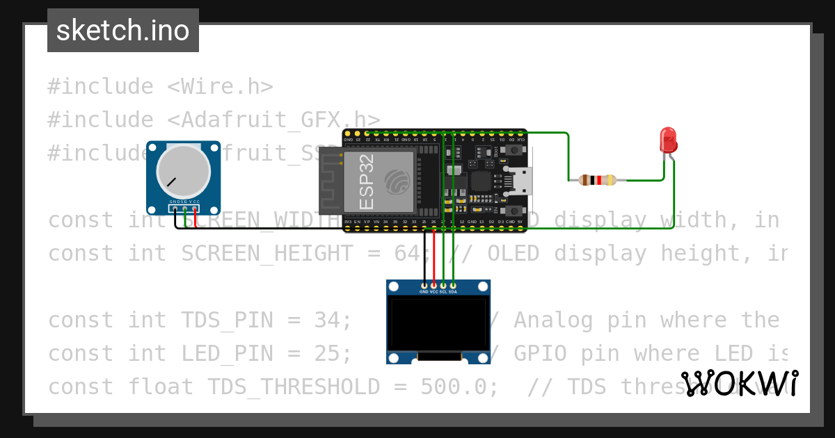 Tdsdisplay Wokwi Esp32 Stm32 Arduino Simulator