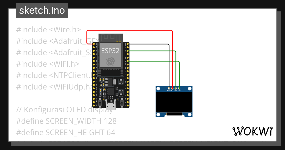 OLED_PROJECT - Wokwi ESP32, STM32, Arduino Simulator