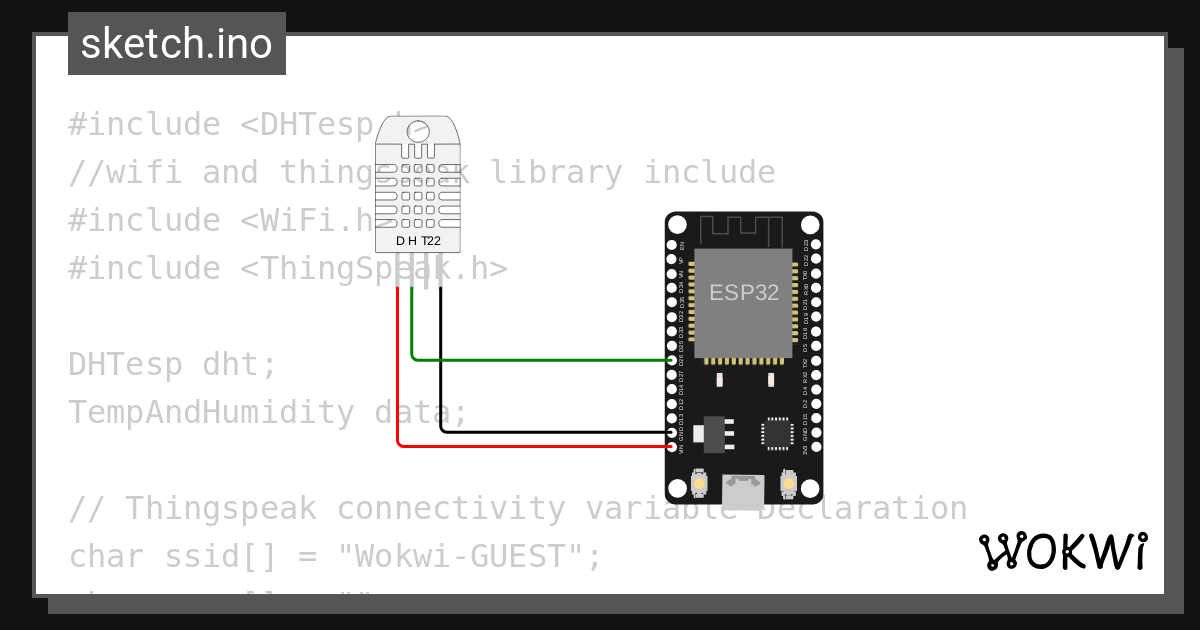 Dht22 Temperature And Humidity Sensor Wokwi Esp32 Stm32 Arduino 7615