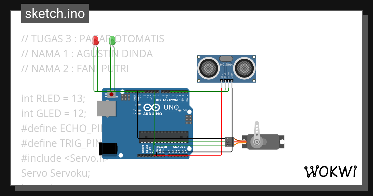 TUGAS 3 AGUSTIN FANI - Wokwi ESP32, STM32, Arduino Simulator