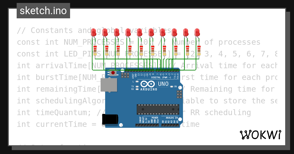 Aurdino Led Sim Wokwi Esp32 Stm32 Arduino Simulator 2657