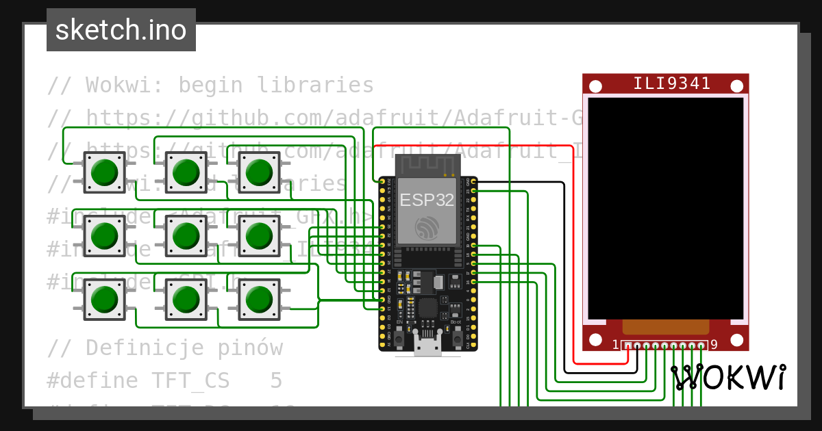 Second Test Wokwi Esp32 Stm32 Arduino Simulator 3831