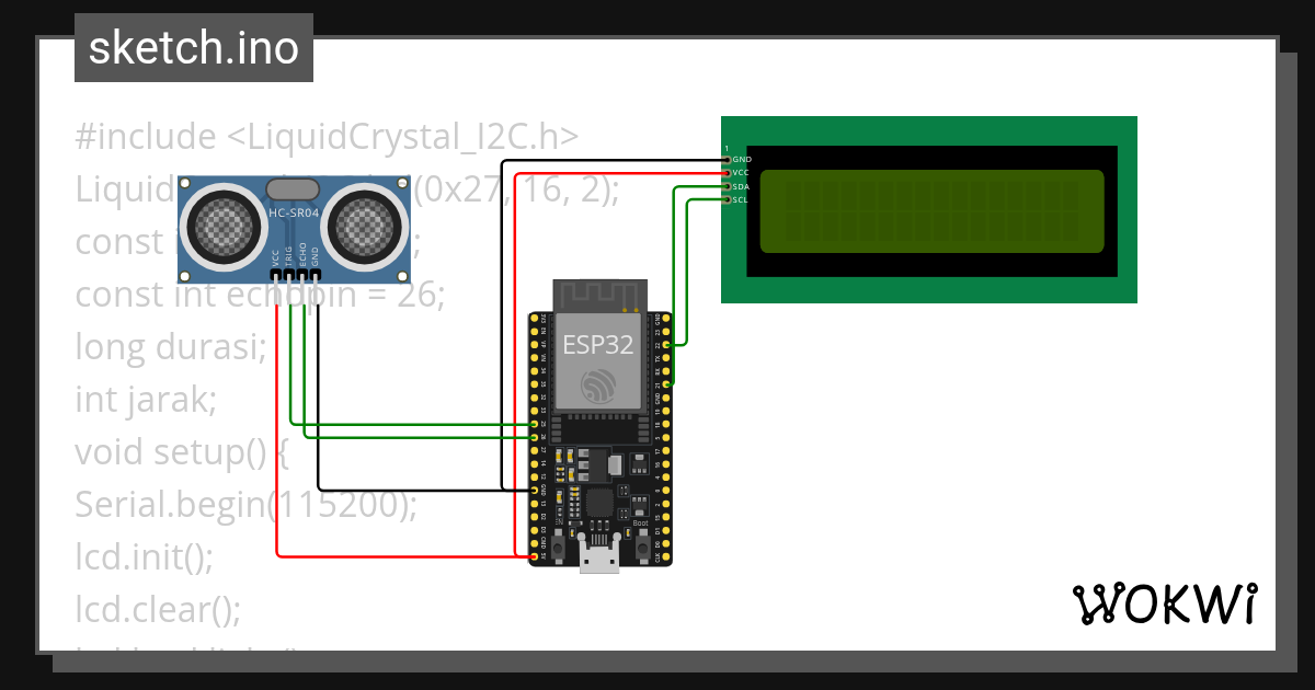 running teks 2 - Wokwi ESP32, STM32, Arduino Simulator