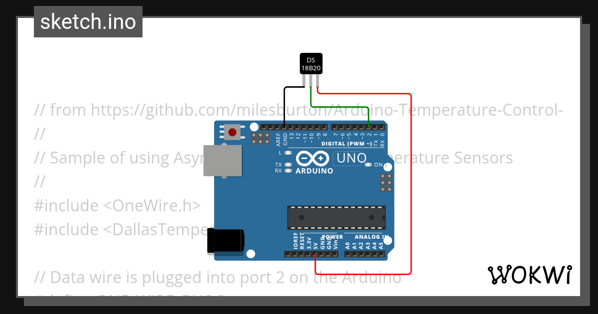 DallasTemperature_BIE_Async - Wokwi ESP32, STM32, Arduino Simulator