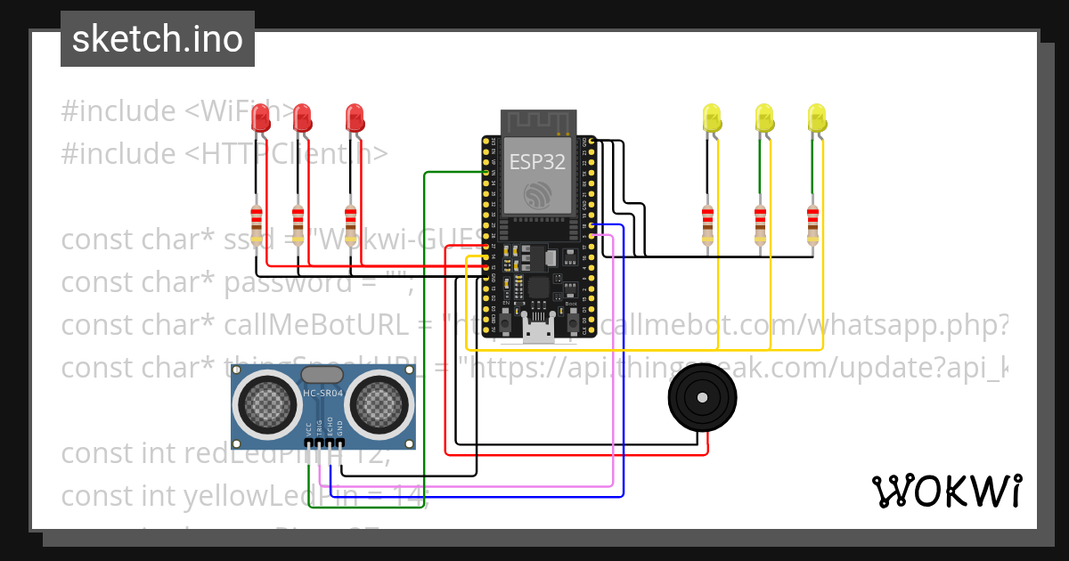 Wokwi - Online ESP32, STM32, Arduino Simulator