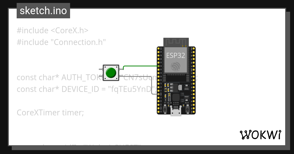 button - Wokwi ESP32, STM32, Arduino Simulator
