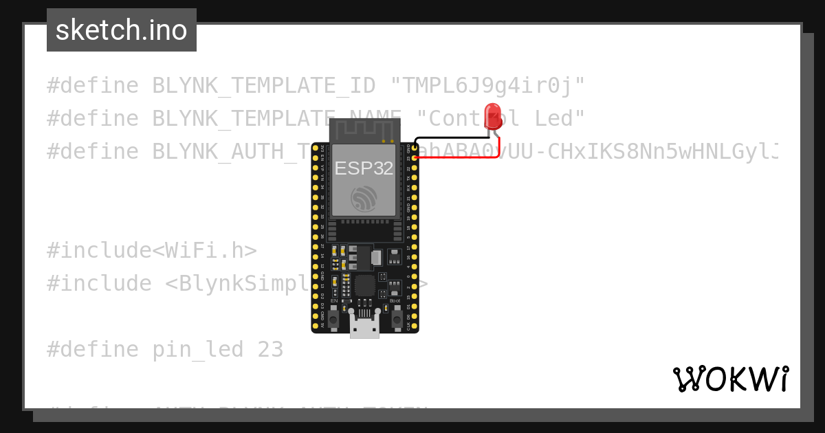 Project Led Wokwi Esp32 Stm32 Arduino Simulator