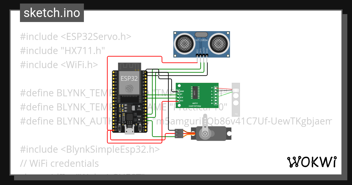 Practical 10 - Wokwi ESP32, STM32, Arduino Simulator