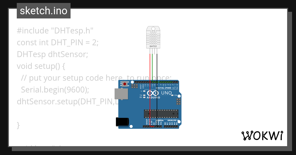 dht - Wokwi ESP32, STM32, Arduino Simulator