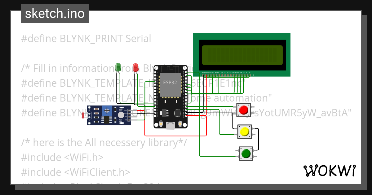 Smart lighting with esp32 Copy - Wokwi ESP32, STM32, Arduino Simulator