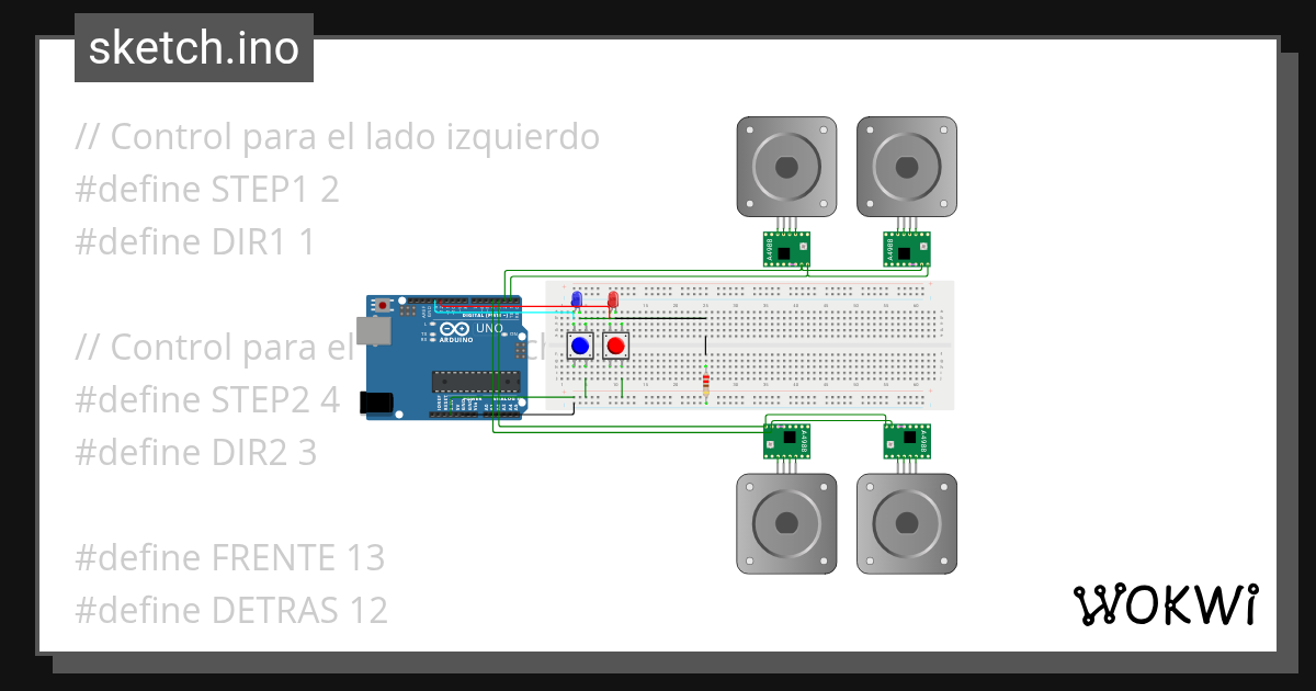 Motorapasos2 Wokwi Esp32 Stm32 Arduino Simulator 